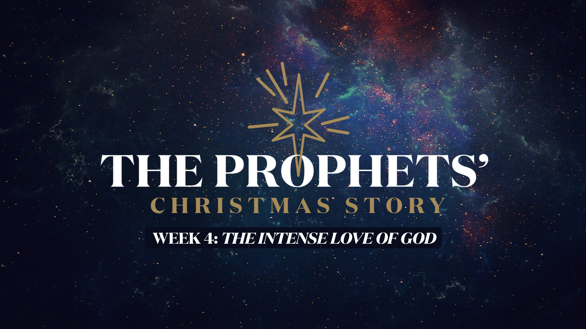 The Prophets' Christmas Story: The Intense Love of God - First Church